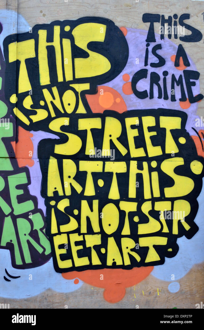 Crime graffiti hi-res stock photography and images - Alamy