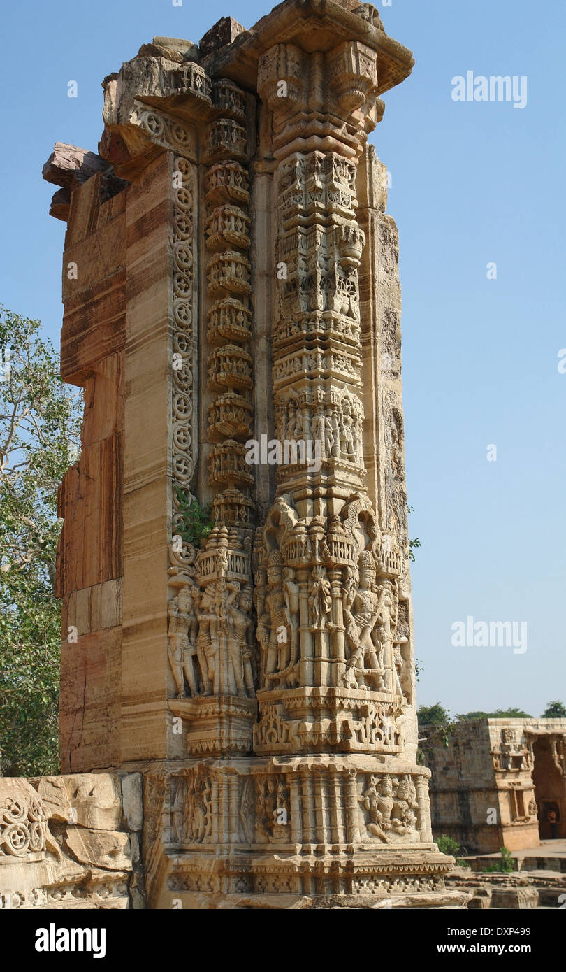 Chittorgarh Fort located in Rajasthan (India) at evening time Stock ...