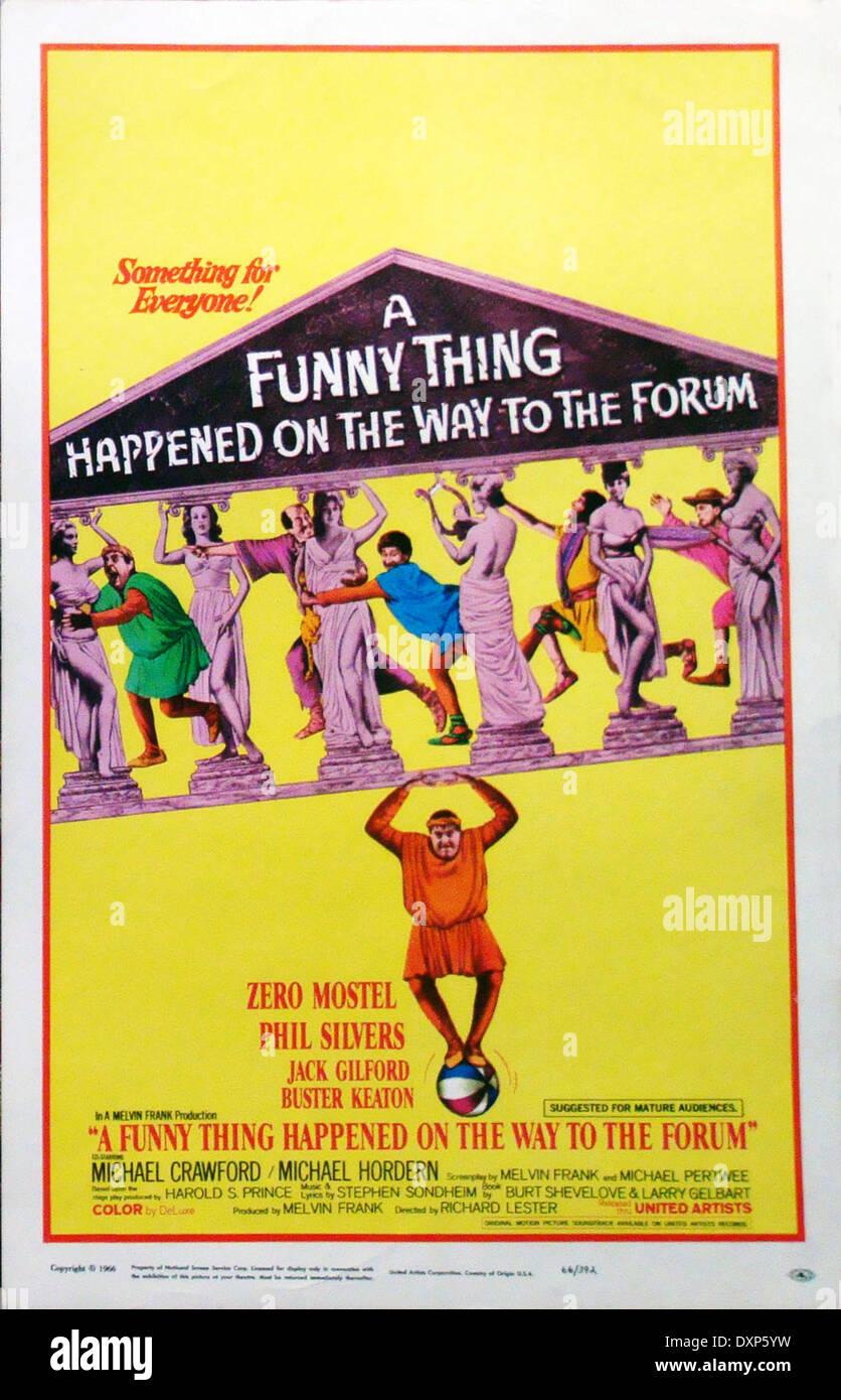 A FUNNY THING HAPPENED ON THE WAY TO THE FORUM Stock Photo - Alamy