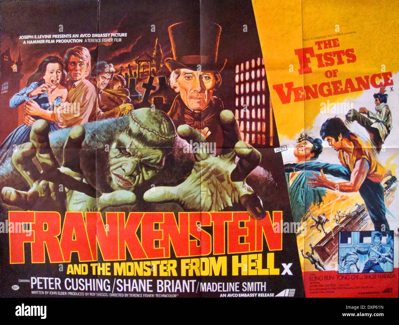 FRANKENSTEIN AND THE MONSTER FROM HELL Stock Photo - Alamy