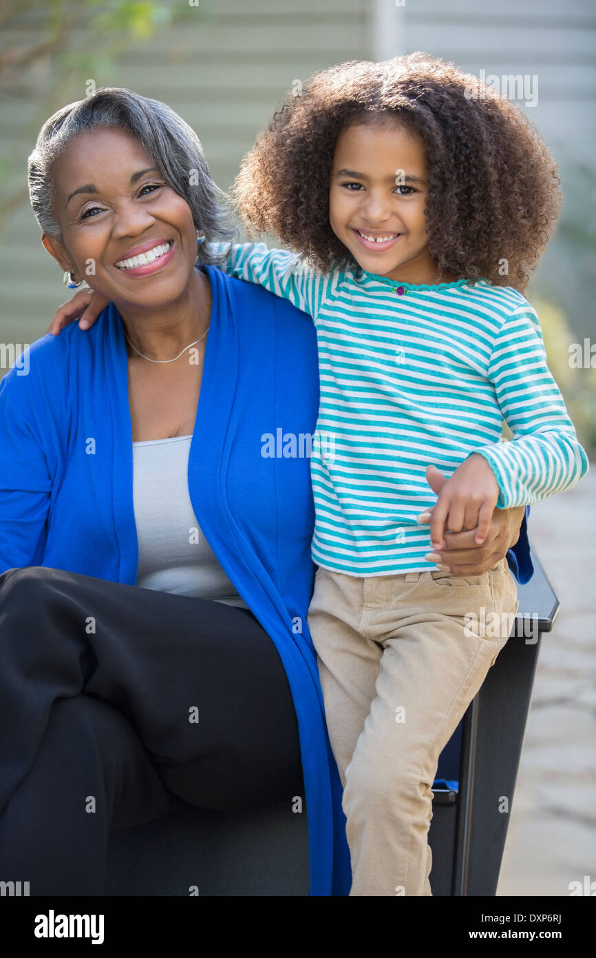 Grandmother family portrait camera hi-res stock photography and images ...