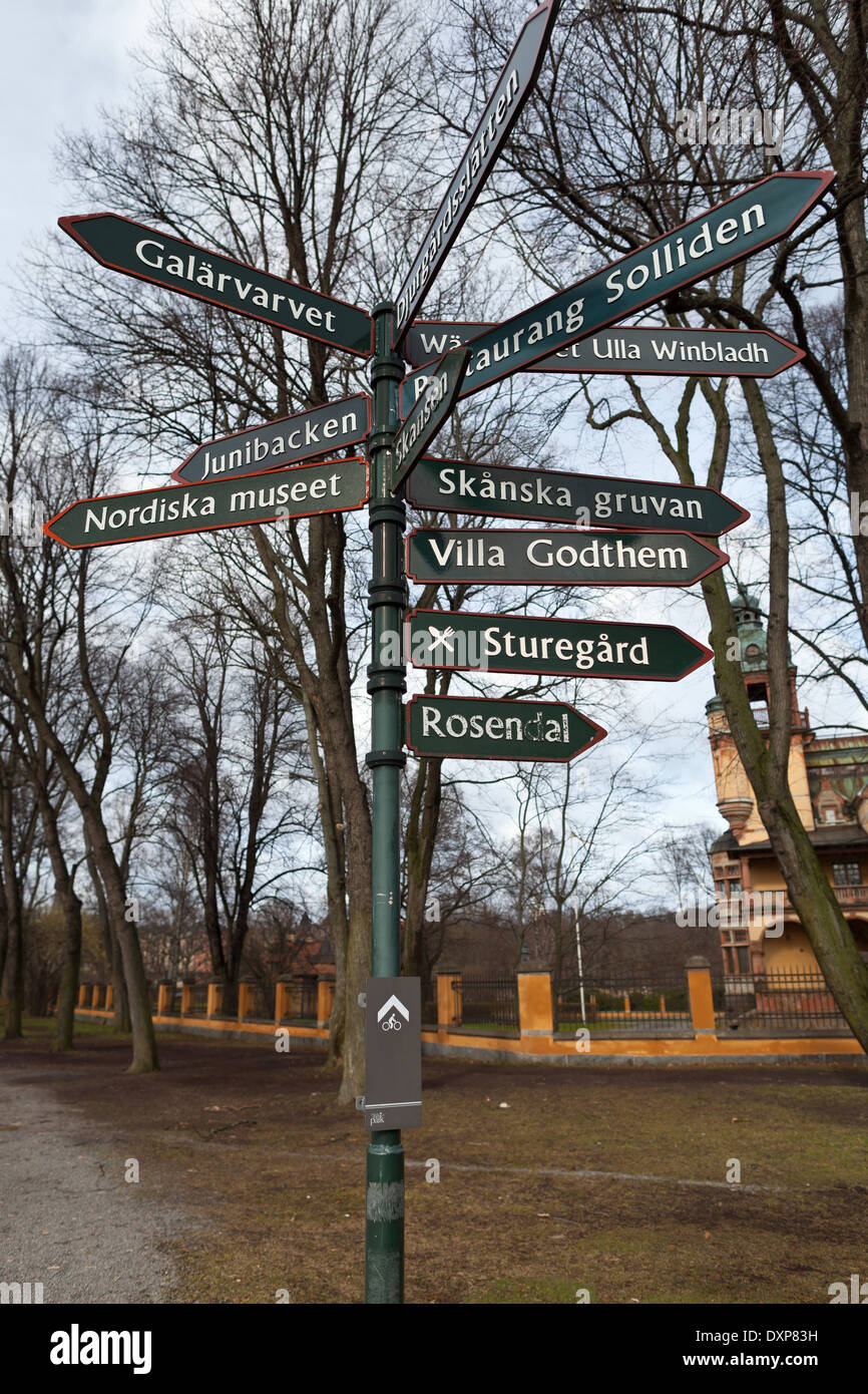 Stockholm Signs High Resolution Stock Photography and Images - Alamy