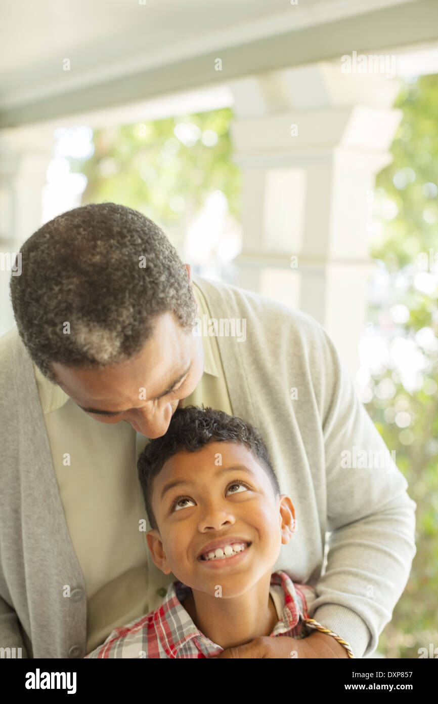 Indian grandfather grandson hi-res stock photography and images - Alamy