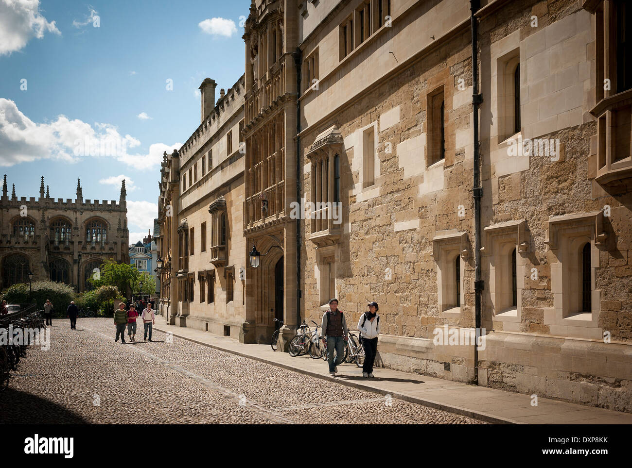 Radcliffe Street in Oxford UK Stock Photo - Alamy