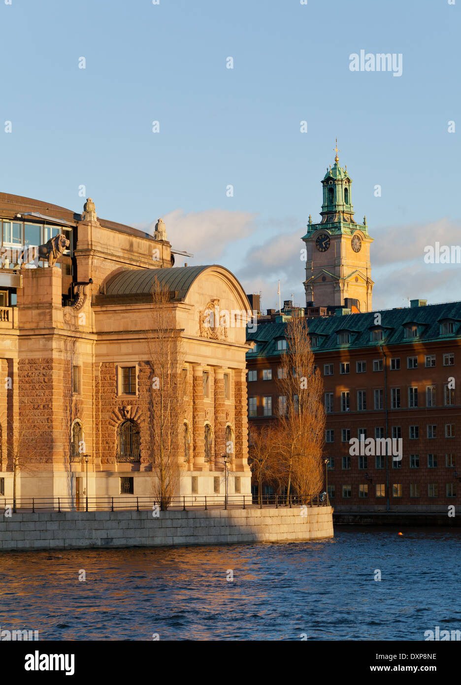 Stockholm, Sweden - Riksdagshuset (Parliament), Helgeandsholmen Stock Photo - Alamy
