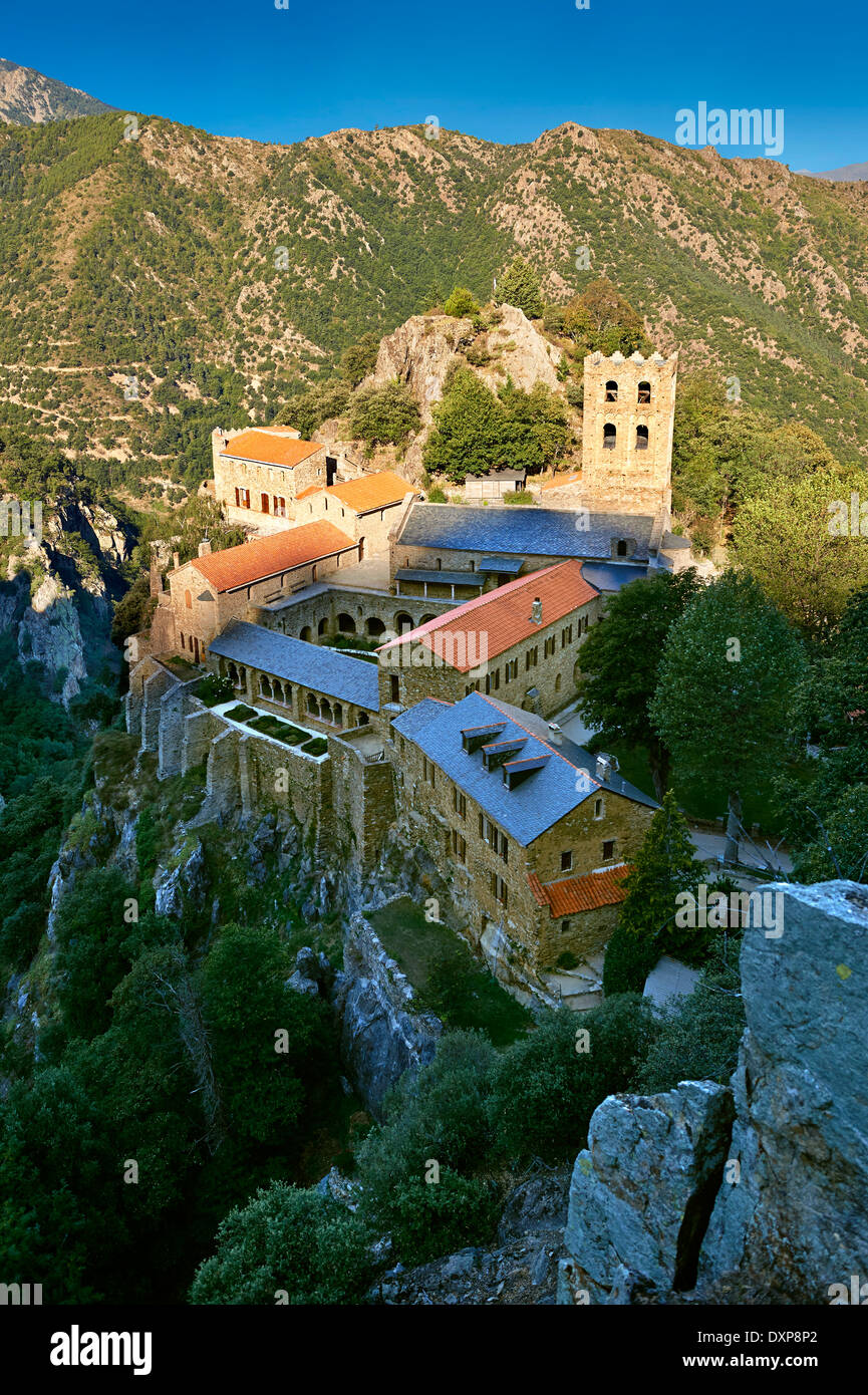 The First or Lombard Romanesque style Abbey of Saint Martin-du-Canigou ...