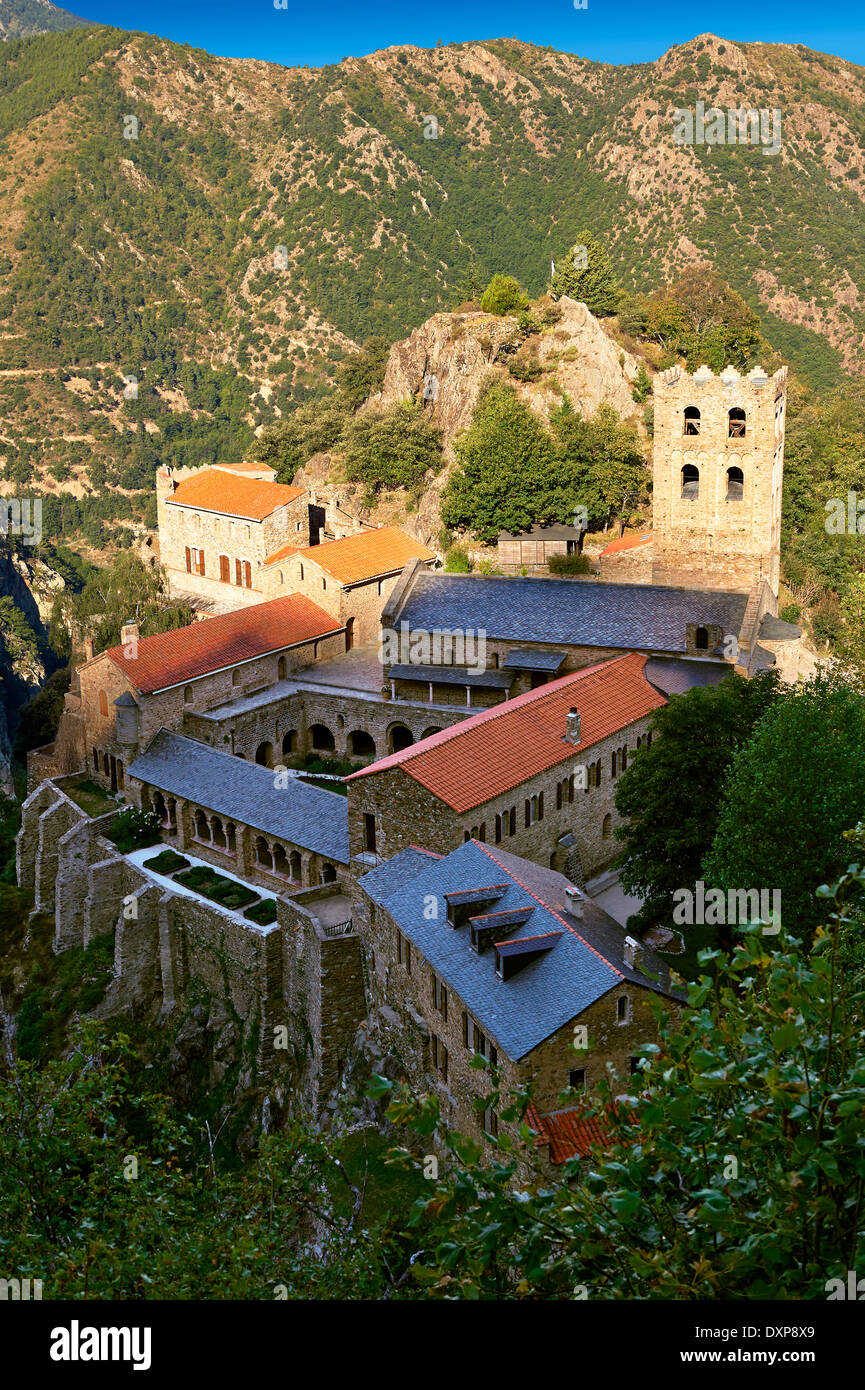 The First or Lombard Romanesque style Abbey of Saint Martin-du-Canigou ...