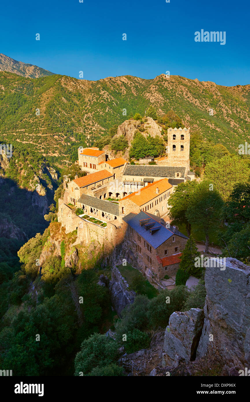 The First or Lombard Romanesque style Abbey of Saint Martin-du-Canigou ...