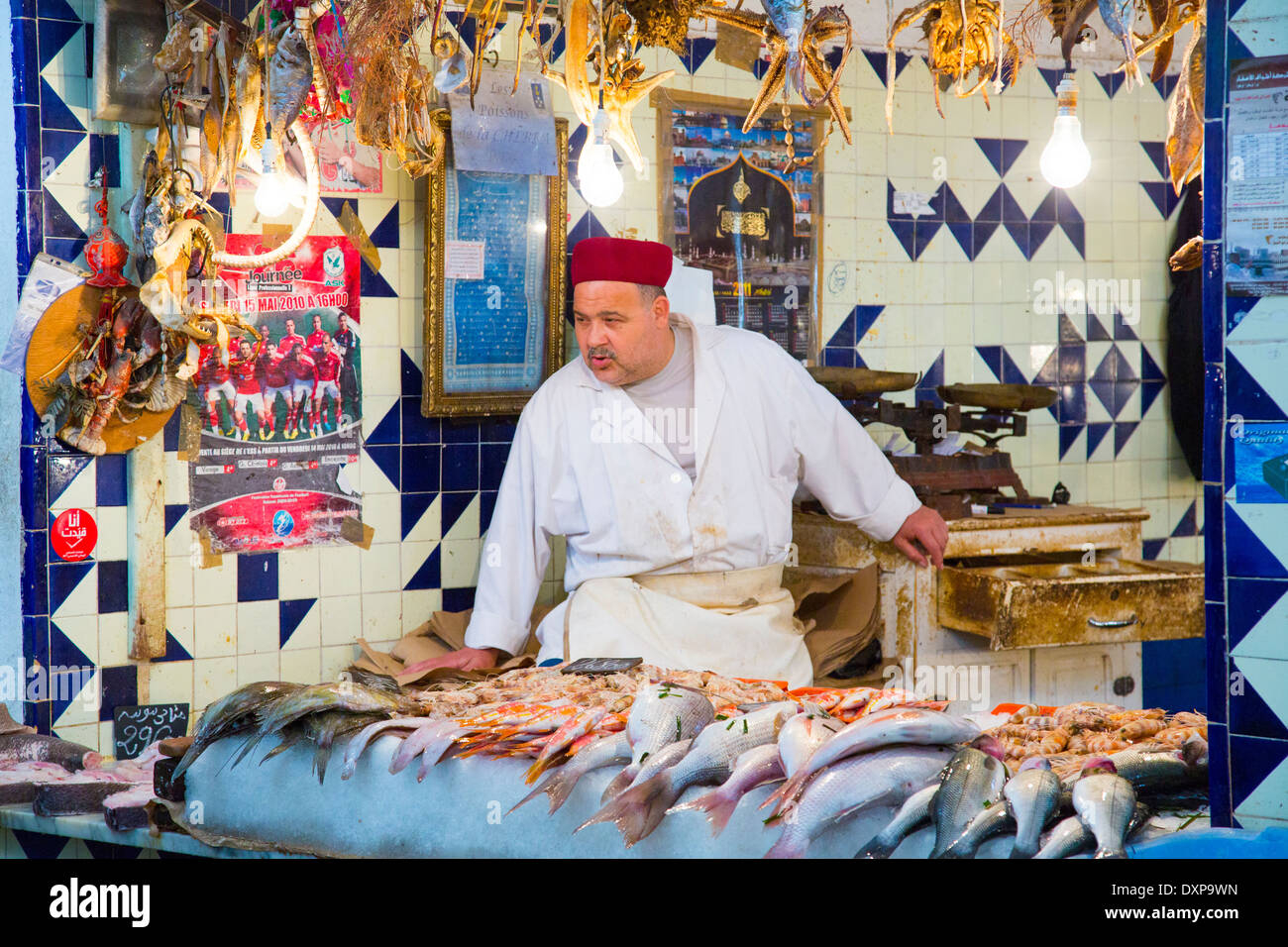 Fish market, Sousse, Tunisia Stock Photo - Alamy