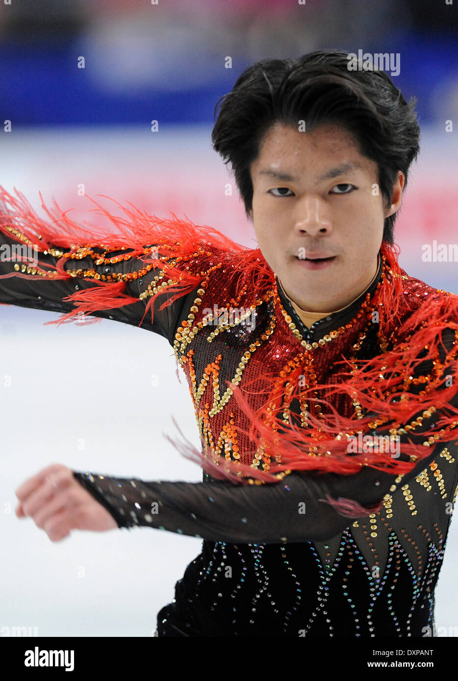 Saitama, Japan. 28th Mar, 2014. Japanese skater Tatsuki Machida ...