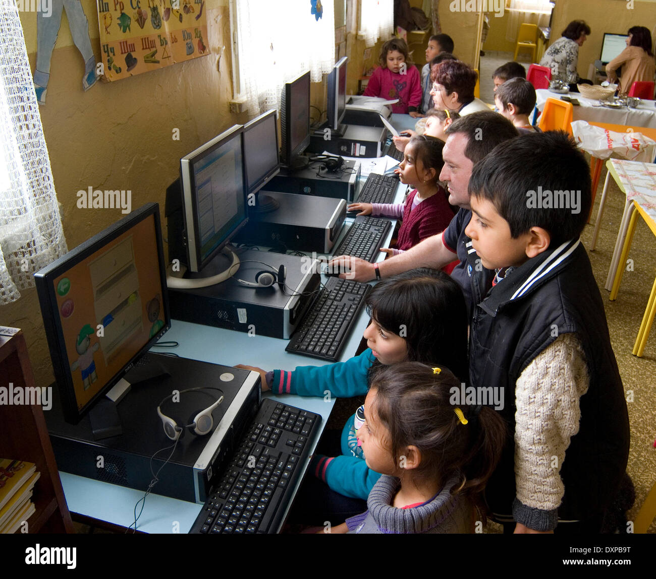 Village community center and kindergarten hi-res stock photography and ...