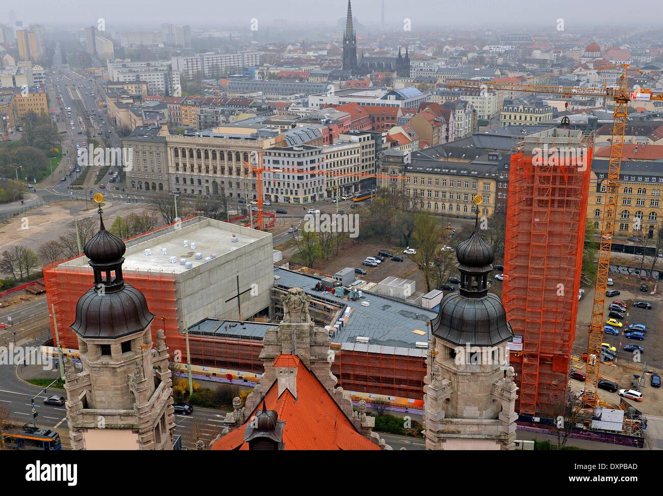 Leipzig, Germany. 28th Mar, 2014. The Provost Church (Prosteikirche) is ...
