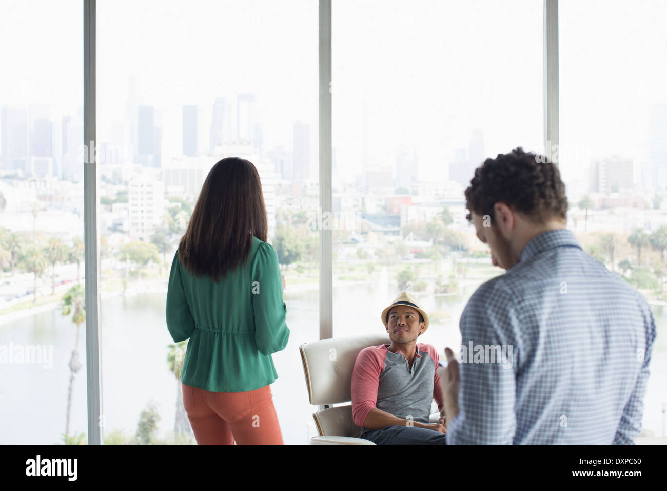 Man overlooking city hi-res stock photography and images - Alamy