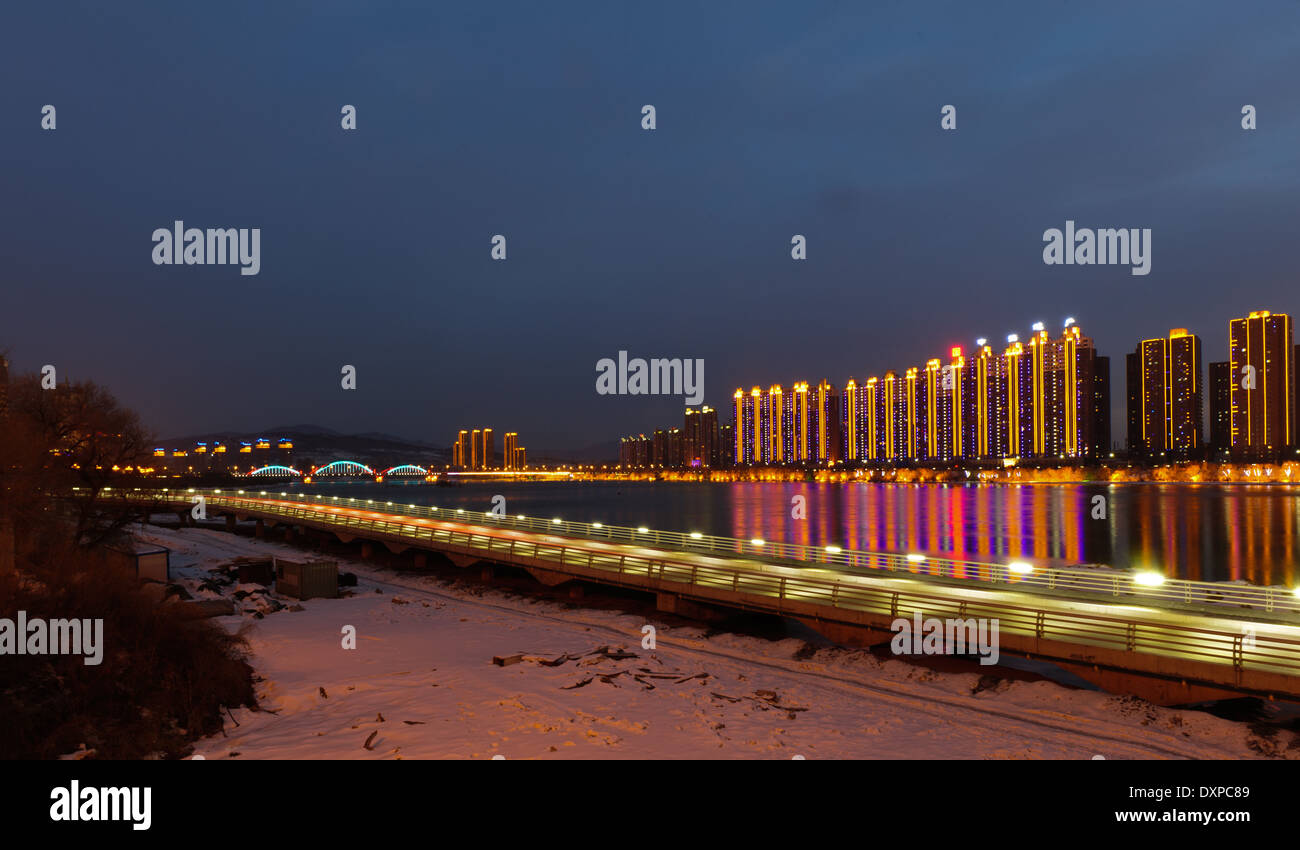 Songhua river bridge hi-res stock photography and images - Alamy