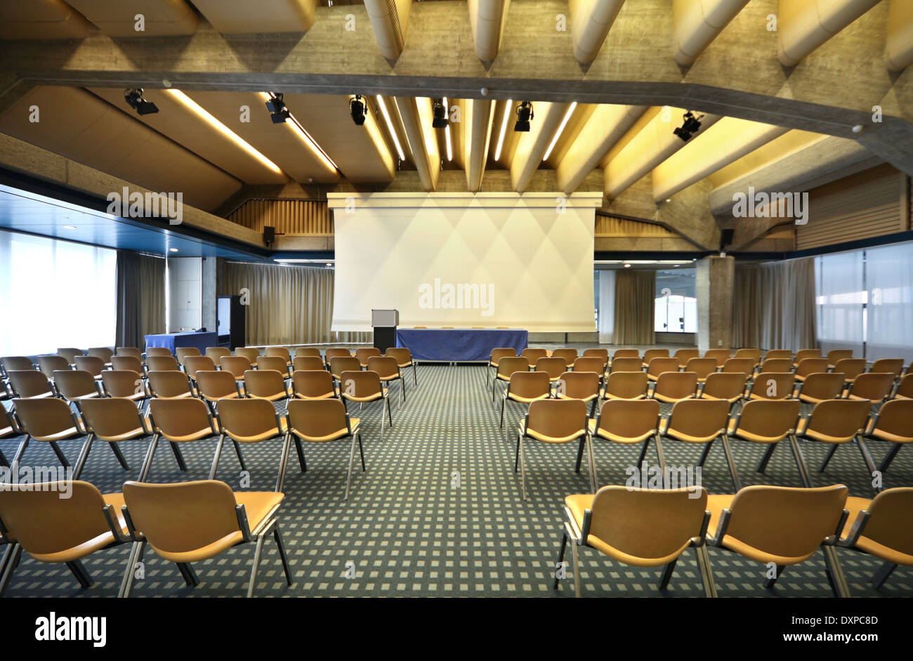 interior of a conference hall Stock Photo - Alamy