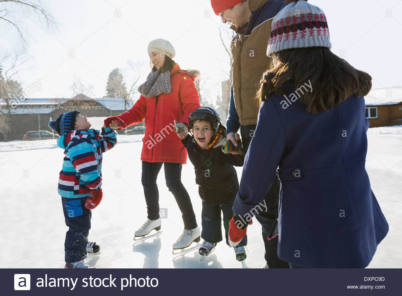 Skating rink children hi-res stock photography and images - Alamy