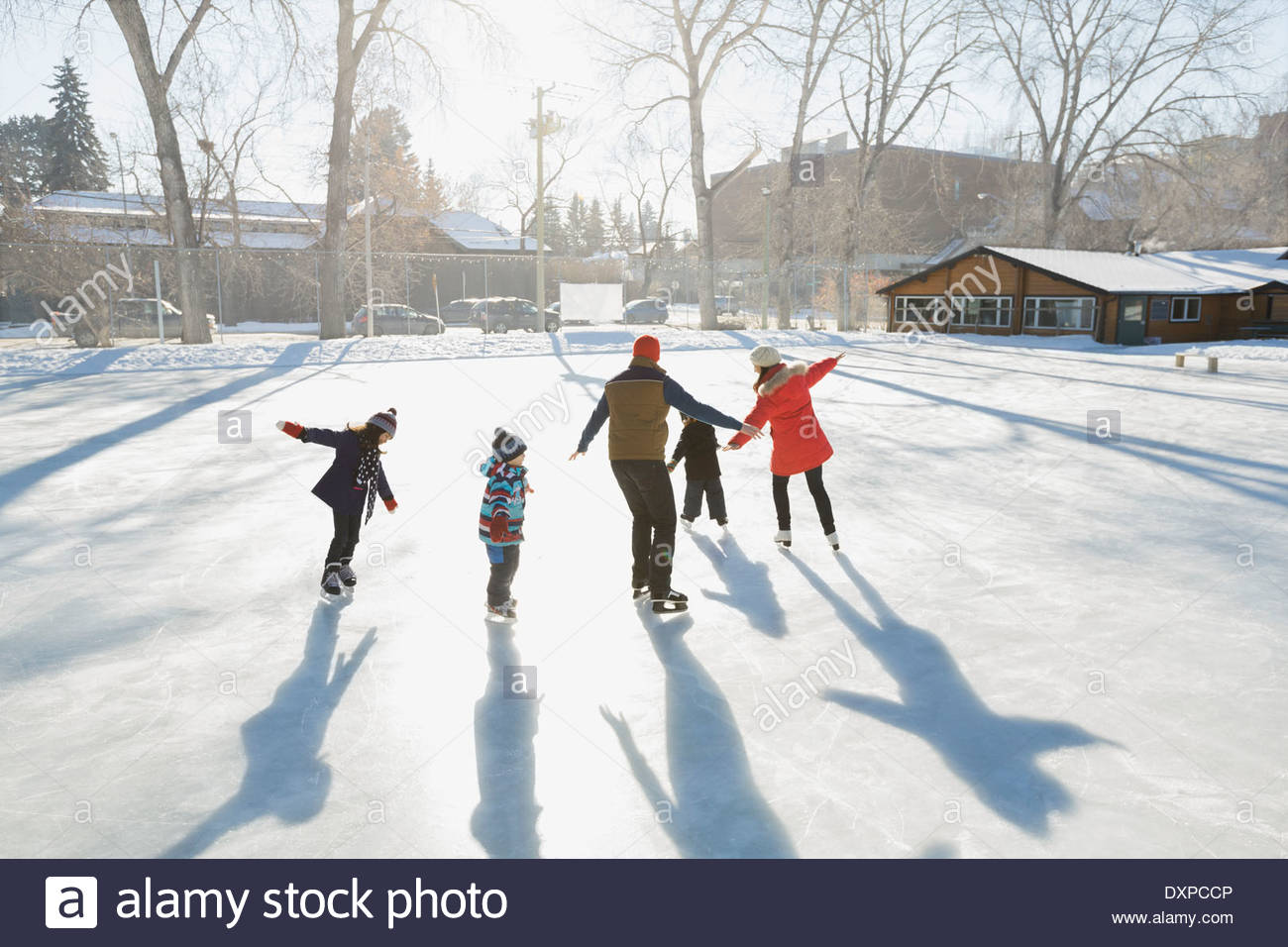 Children skating hi-res stock photography and images - Alamy