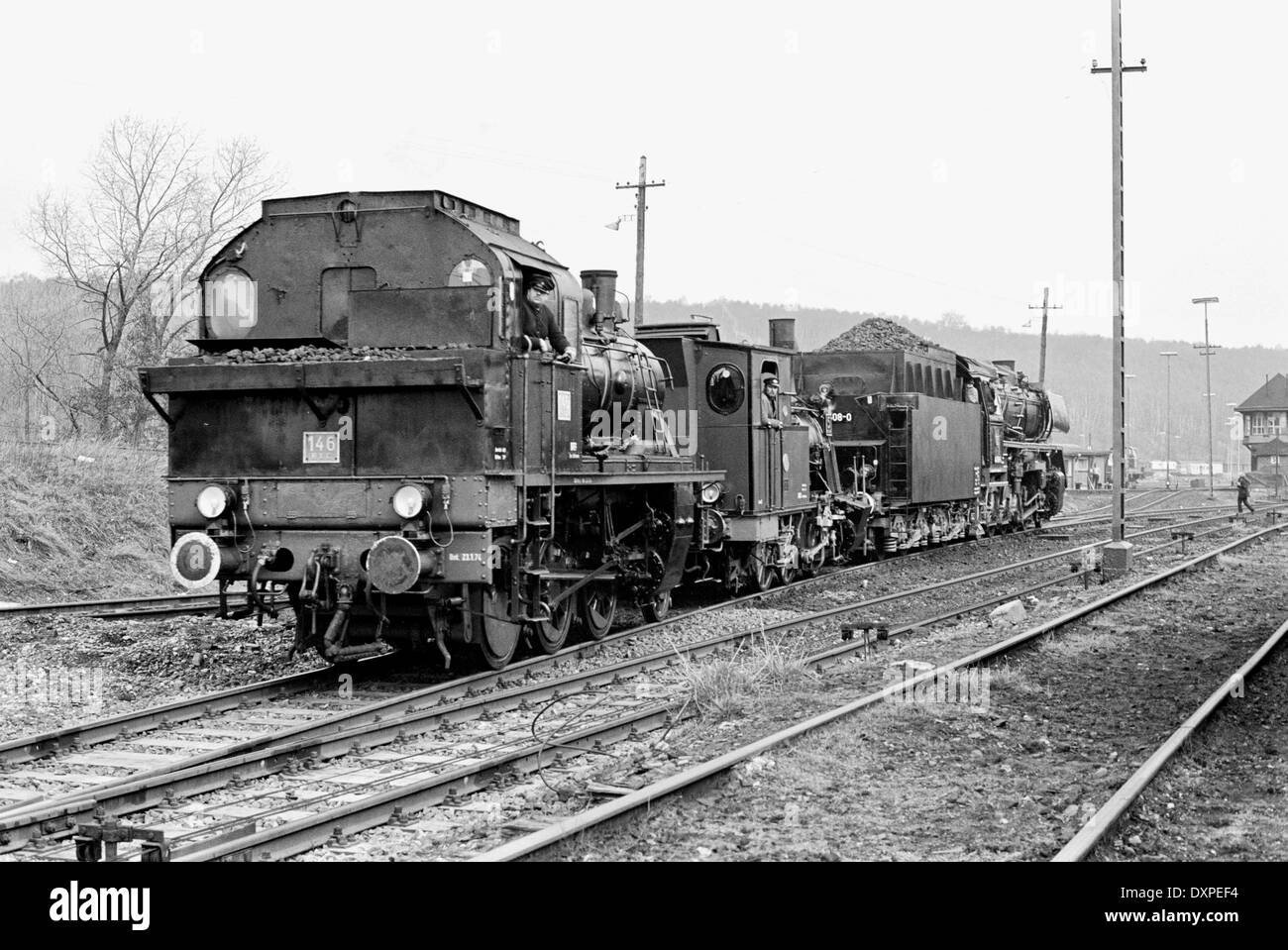 Steam locomotives germany Black and White Stock Photos & Images - Alamy