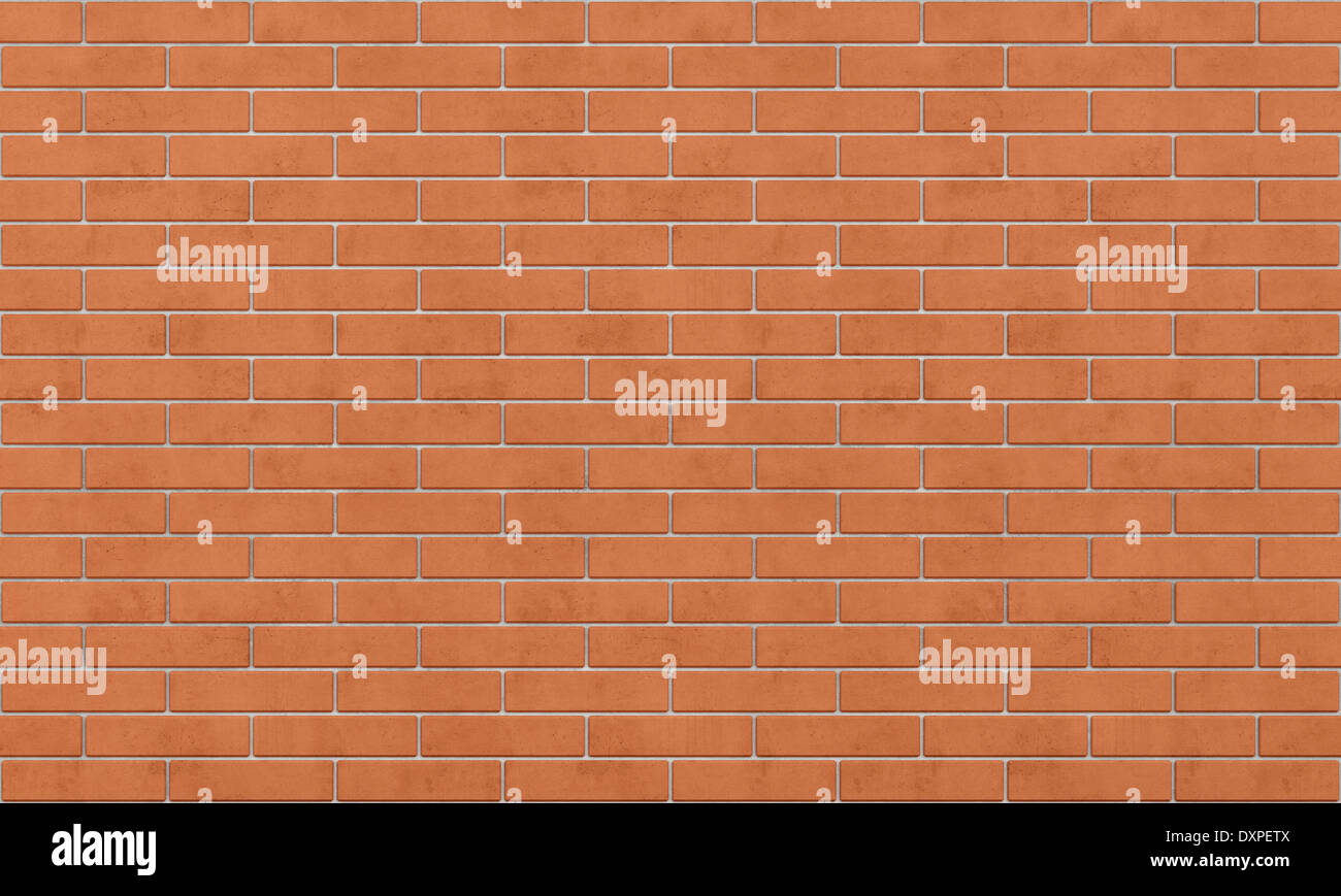 Orange brick wall texture - rendering Stock Photo - Alamy