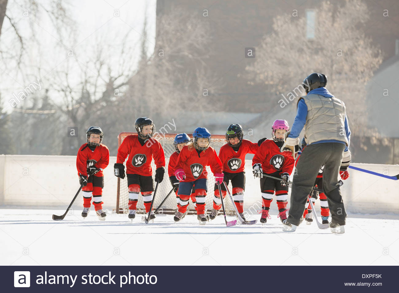Ice hockey team hi-res stock photography and images - Alamy