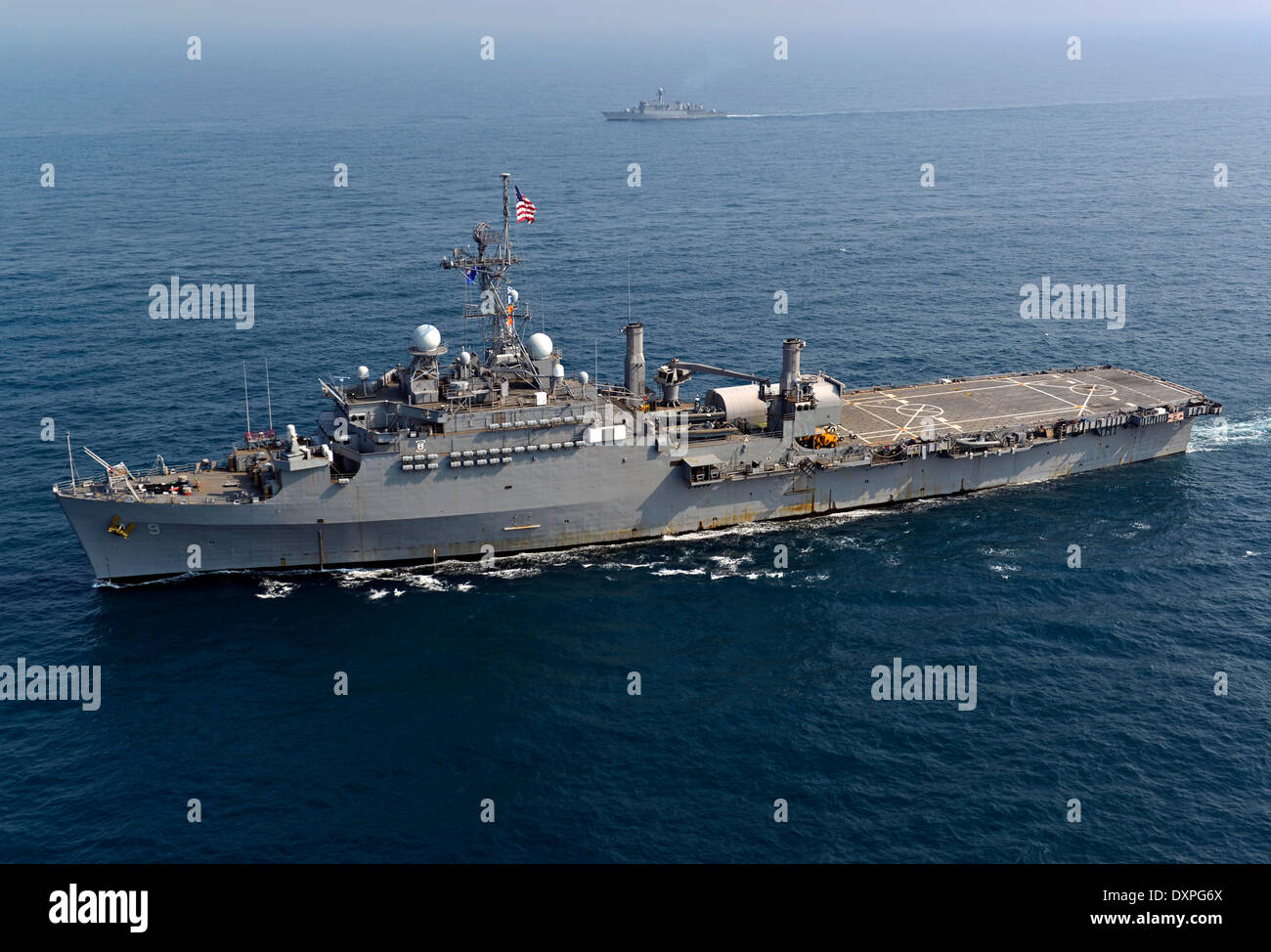 East China Sea. 27th Mar, 2014. US Navy Austin-class amphibious ...