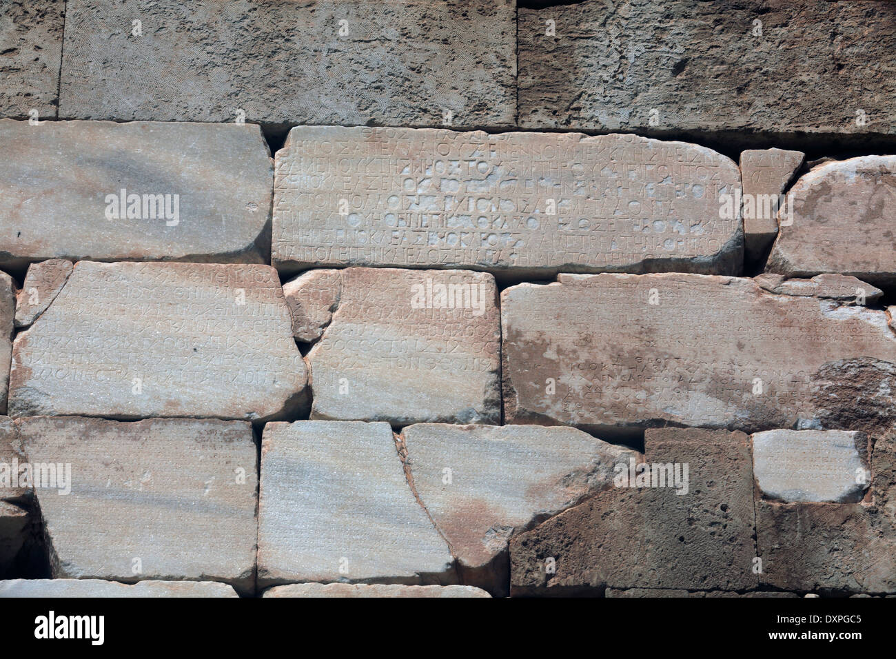 Greek inscription delphi hi-res stock photography and images - Alamy