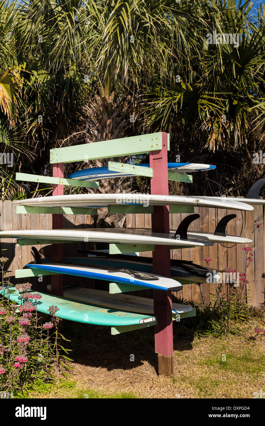 Water Boards in Rack Stock Photo - Alamy