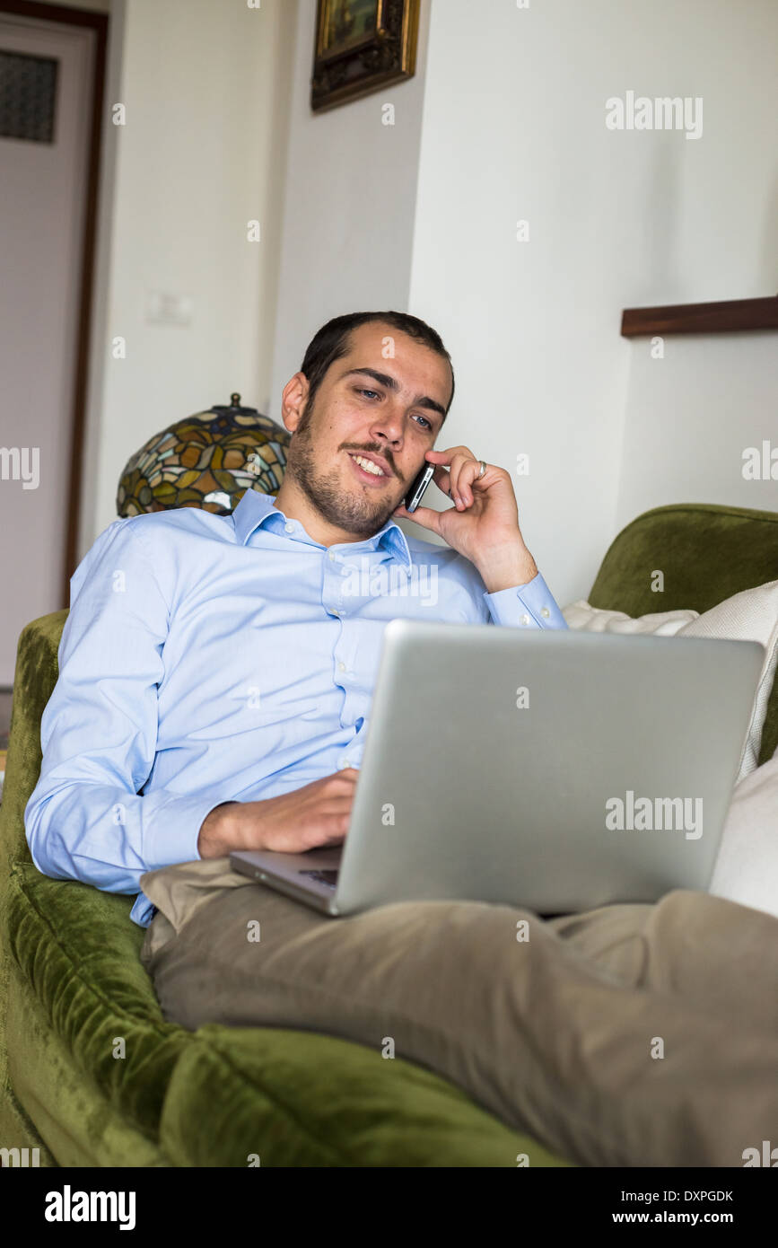 Home multitasking hi-res stock photography and images - Alamy