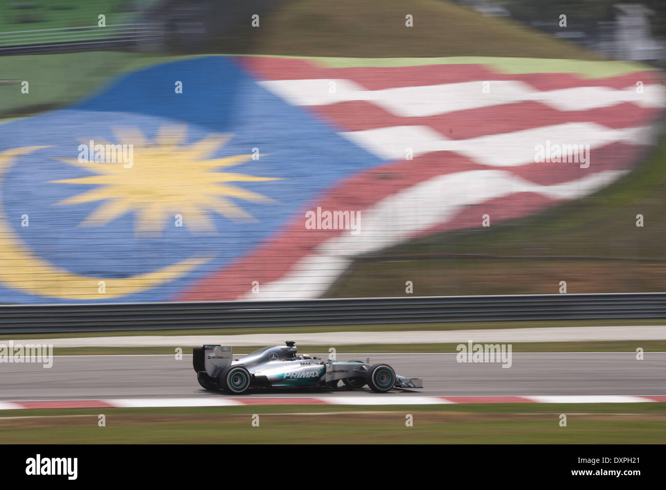Sepang, Malaysia. 28th Mar, 2014. LEWIS HAMILTON of Great Britain and ...