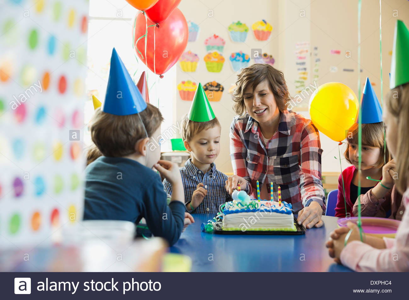Celebrating students teacher hi-res stock photography and images - Alamy