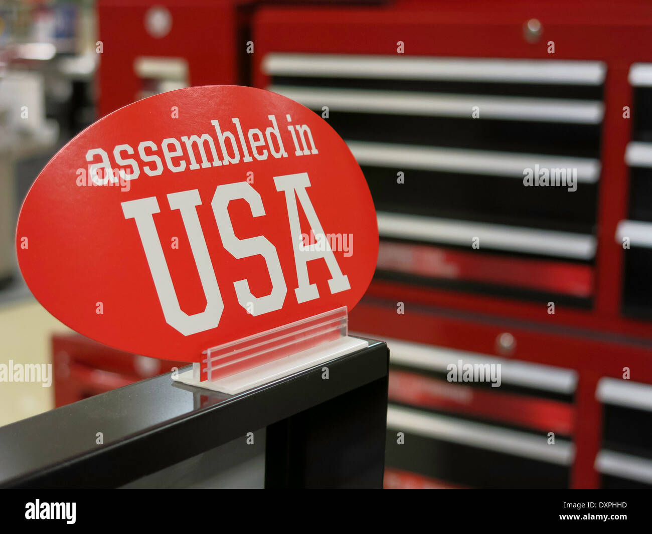 "Assembled in USA" Sign, Sears Store Tool Section, WestShore Plaza ...