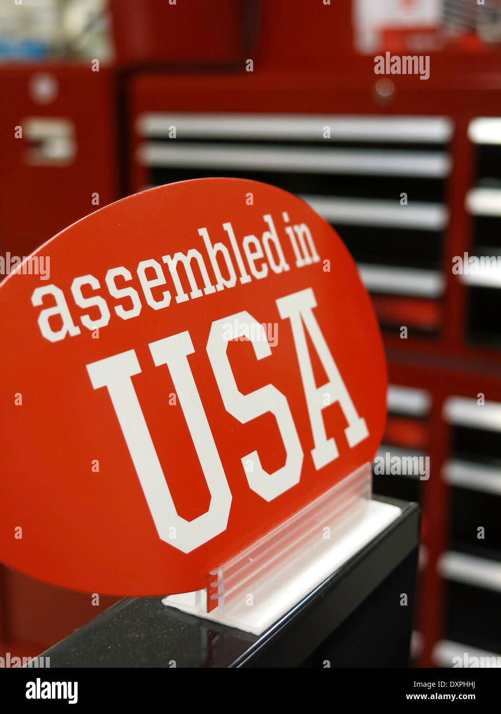"Assembled in USA" Sign, Sears Store Tool Section, WestShore Plaza ...