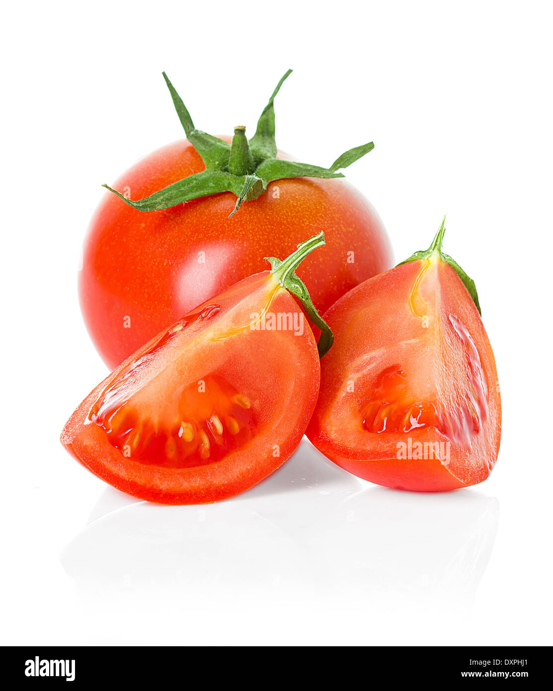 tomato close up on white background Stock Photo - Alamy
