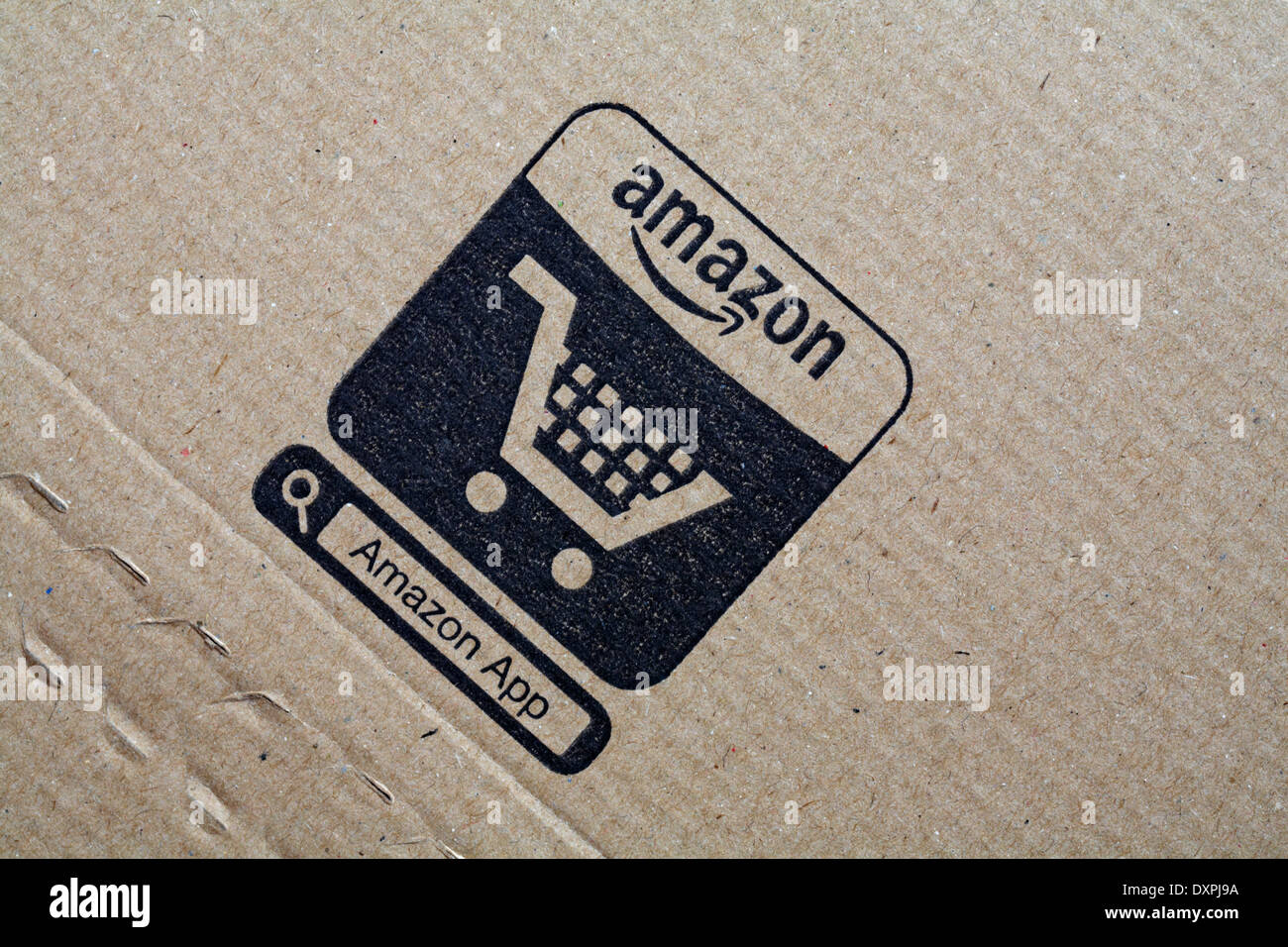 Amazon logo on packaging hi-res stock photography and images - Alamy