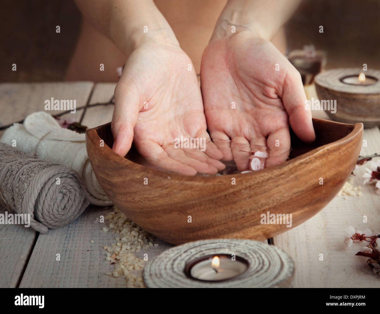 Spa and wellness beauty product Stock Photo - Alamy