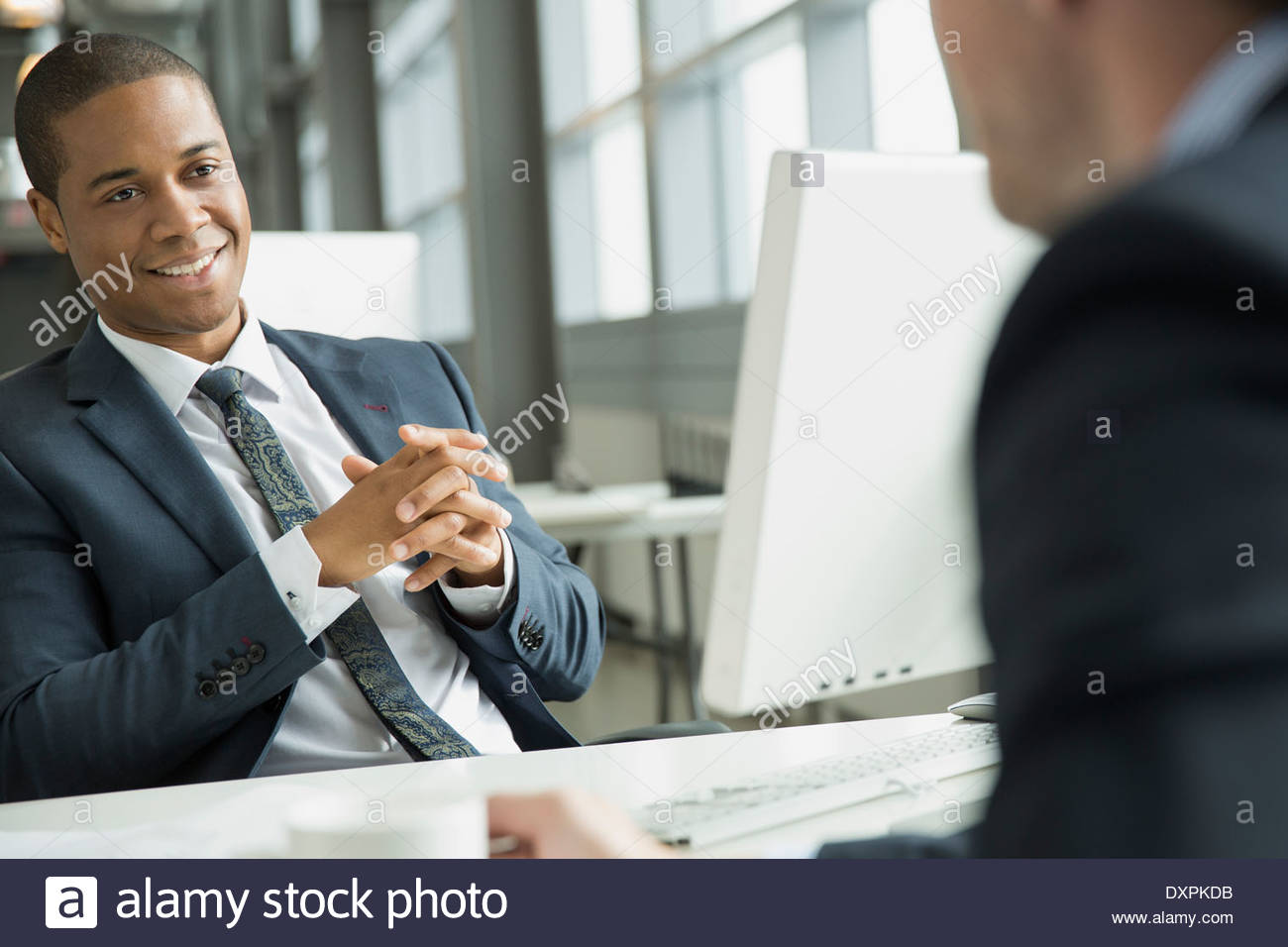 Office computer people talking advising hi-res stock photography and ...
