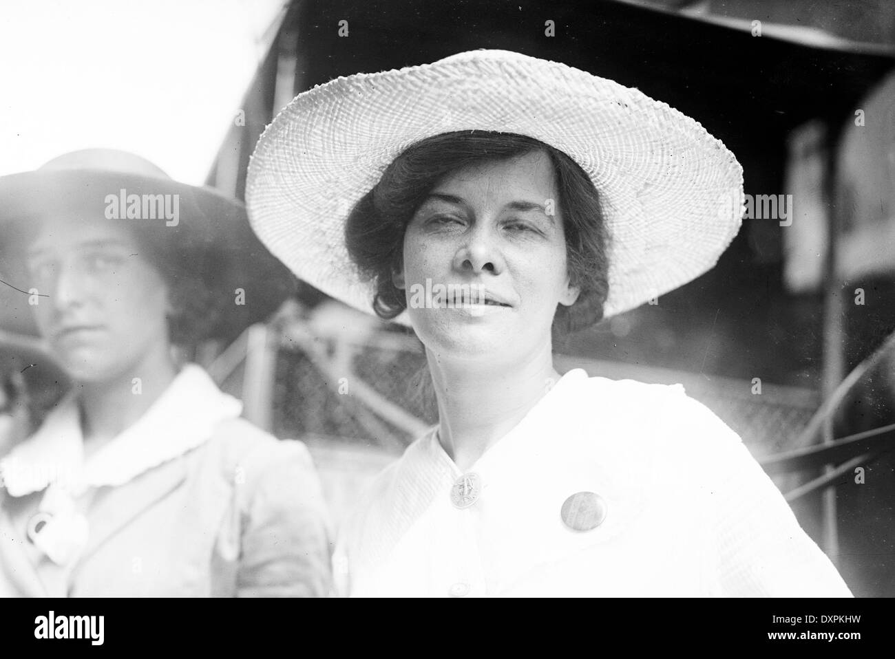ELISABETH FREEMAN (1876-1942) American suffragette in 1913 Stock Photo ...