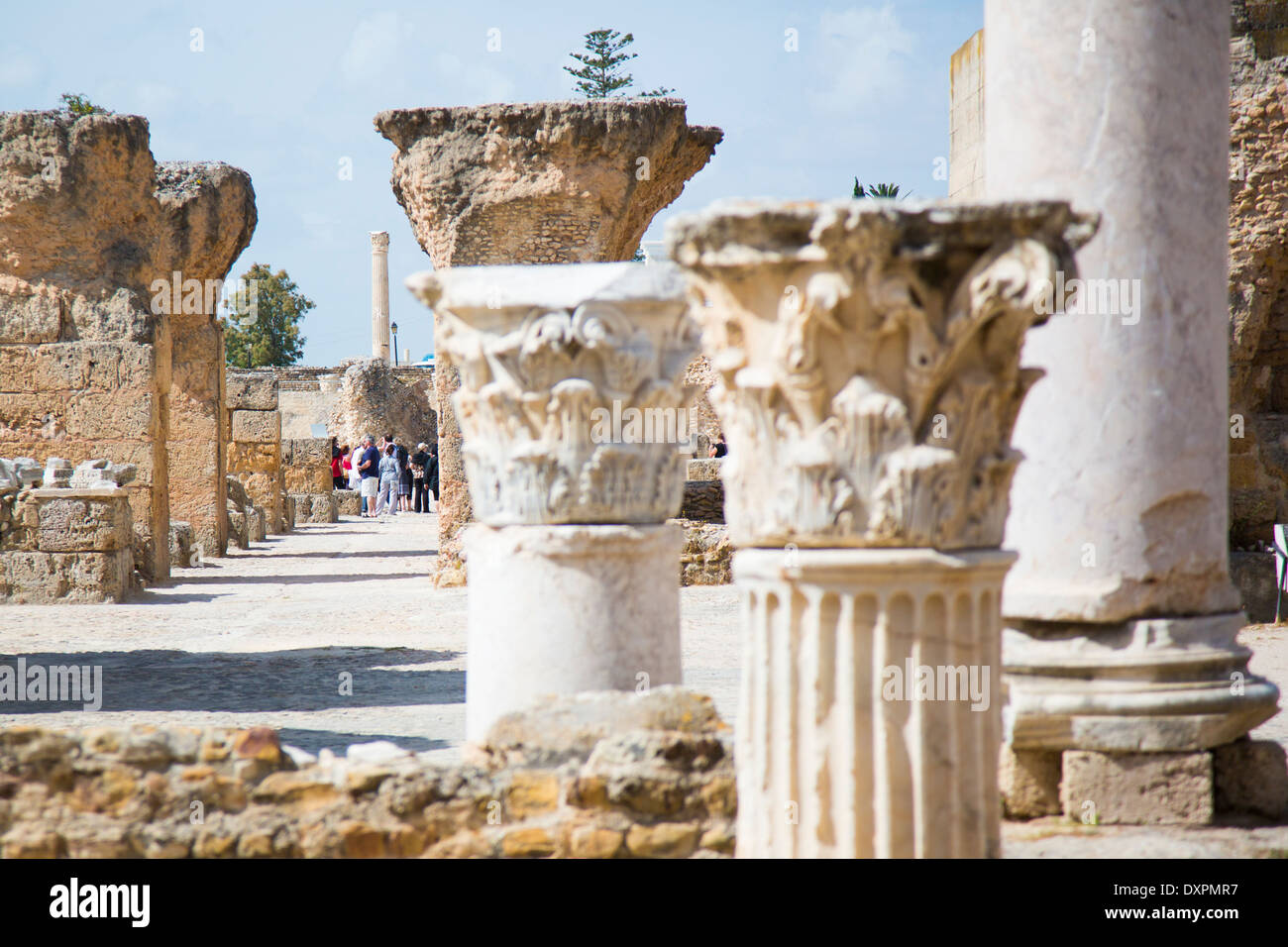 Carthage roman columns hi-res stock photography and images - Alamy