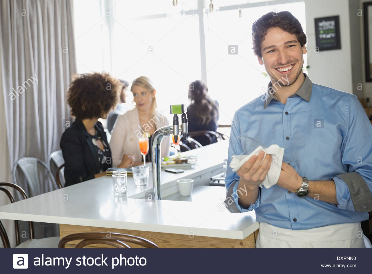 Portrait bartender hi-res stock photography and images - Alamy