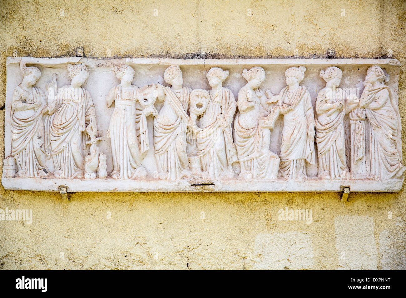 Sculpture from the ruins of Carthage, Tunis, Tunisia Stock Photo - Alamy