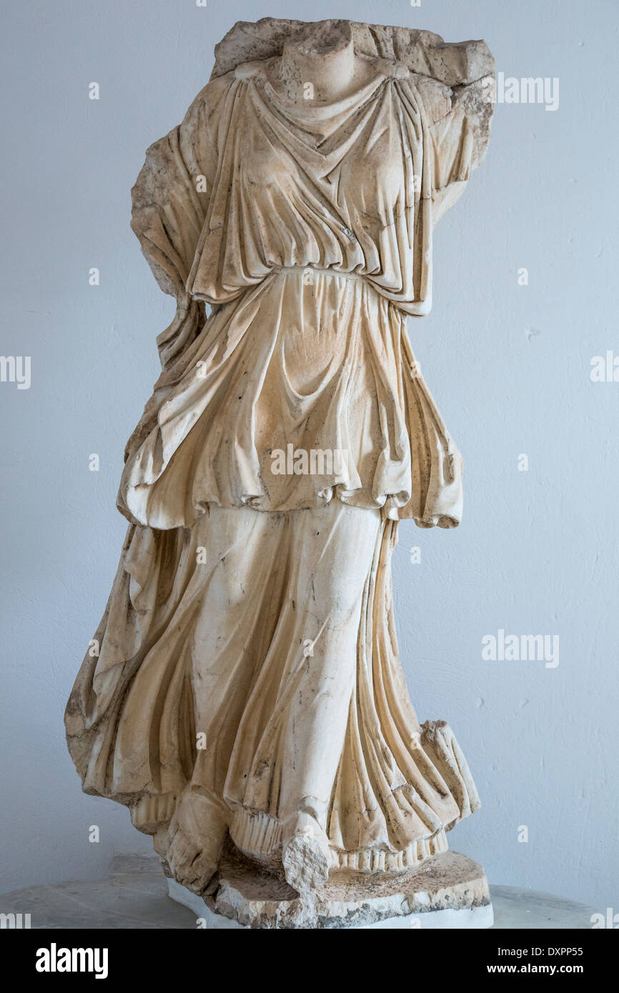 Roman statue in the Carthage National Museum, Tunis, Tunisia Stock ...