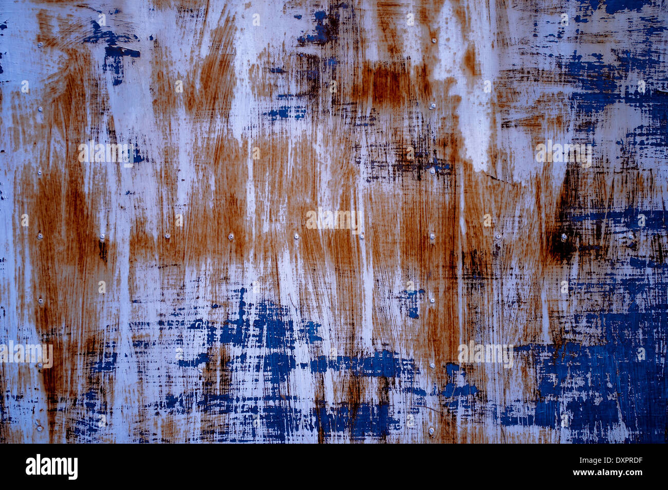 The Photo Surface rust blue background Stock Photo - Alamy