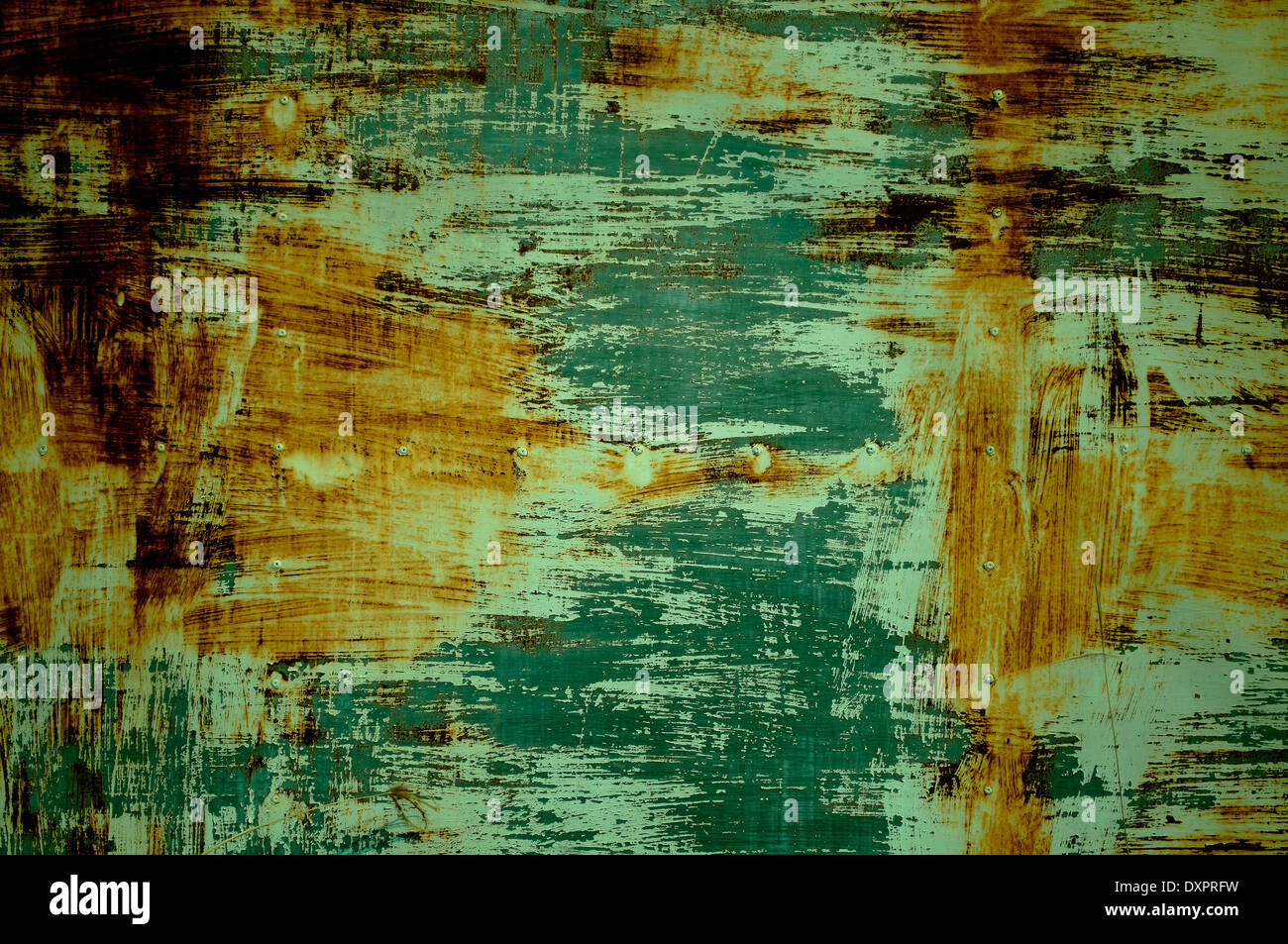 The Photo Surface rust green background Stock Photo - Alamy