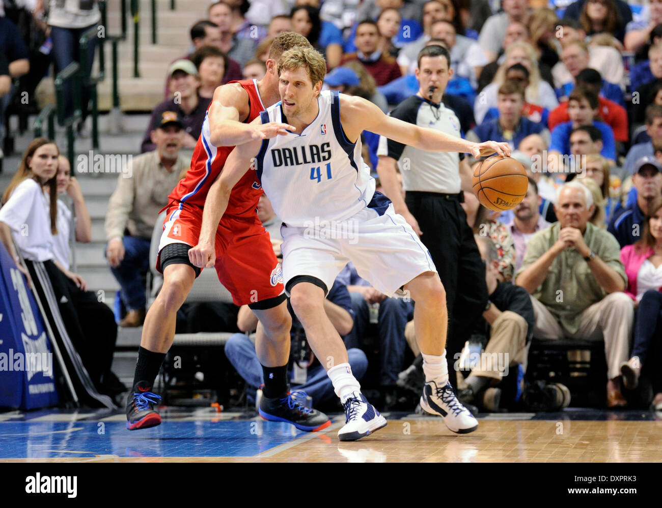 Dallas, TX, USA . 27th Mar, 2014. Dallas Mavericks forward Dirk ...