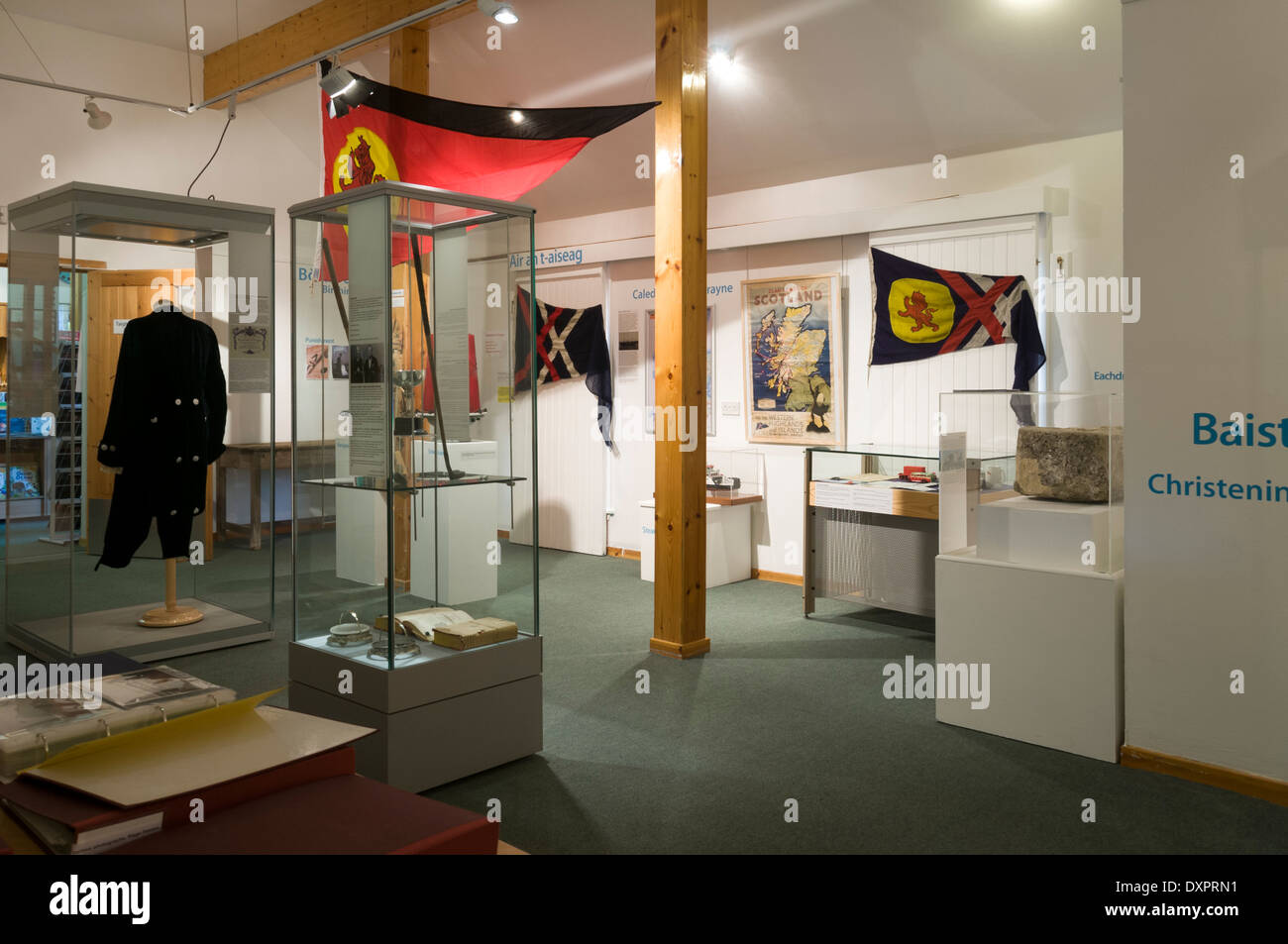 Inside the Taigh Chearsabhagh Museum & Arts Centre, Lochmaddy, (Loch ...
