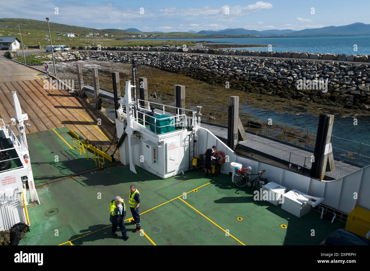 On the Berneray - Harris ferry, Isle of Berneray, Western Isles ...