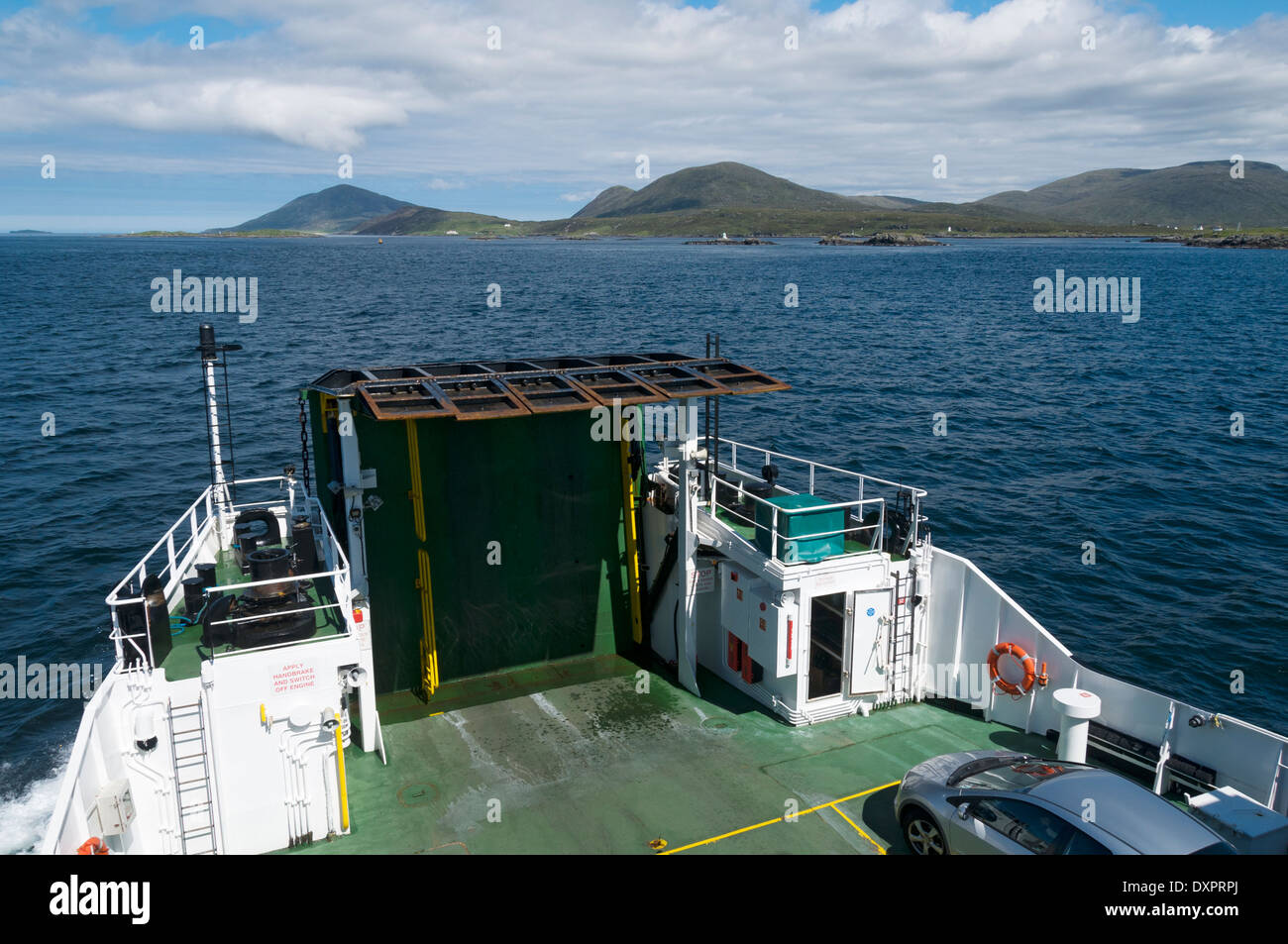 On the Berneray - Harris ferry, approaching Leverburgh, Harris, Western ...