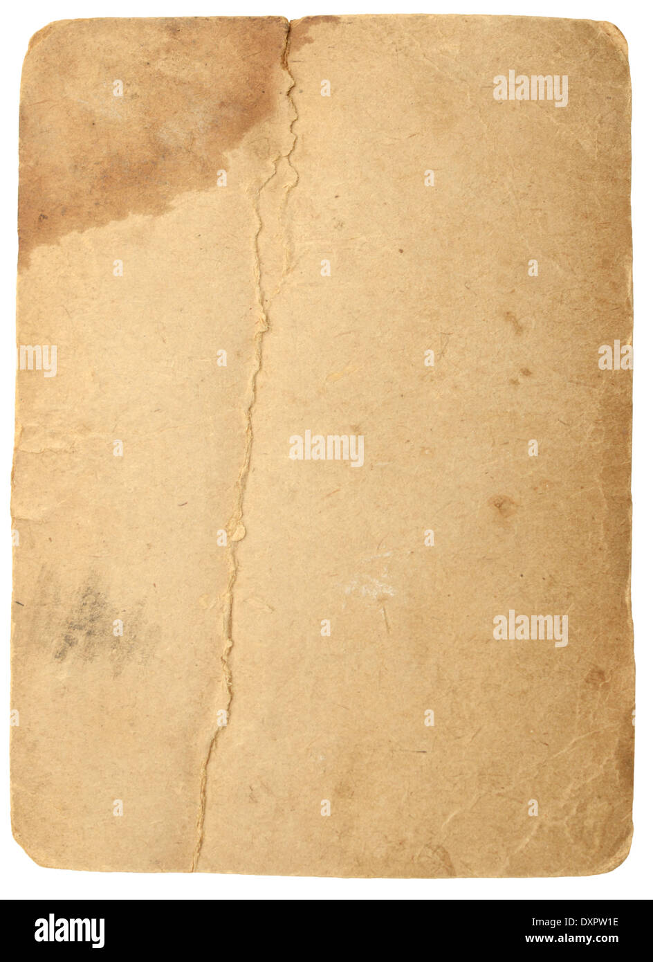 old paper isolated on white Stock Photo - Alamy