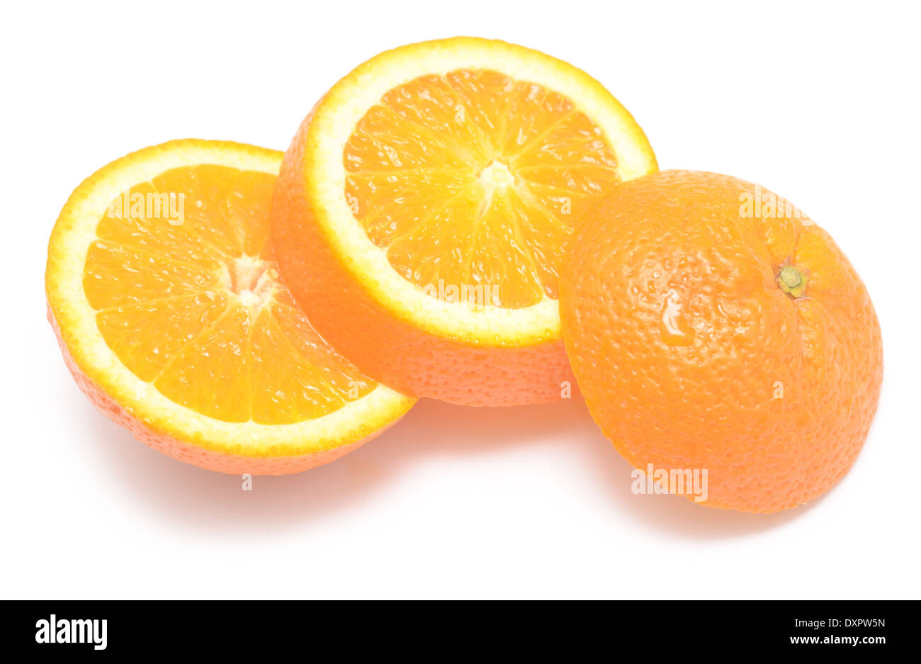 orange isolated on white Stock Photo - Alamy