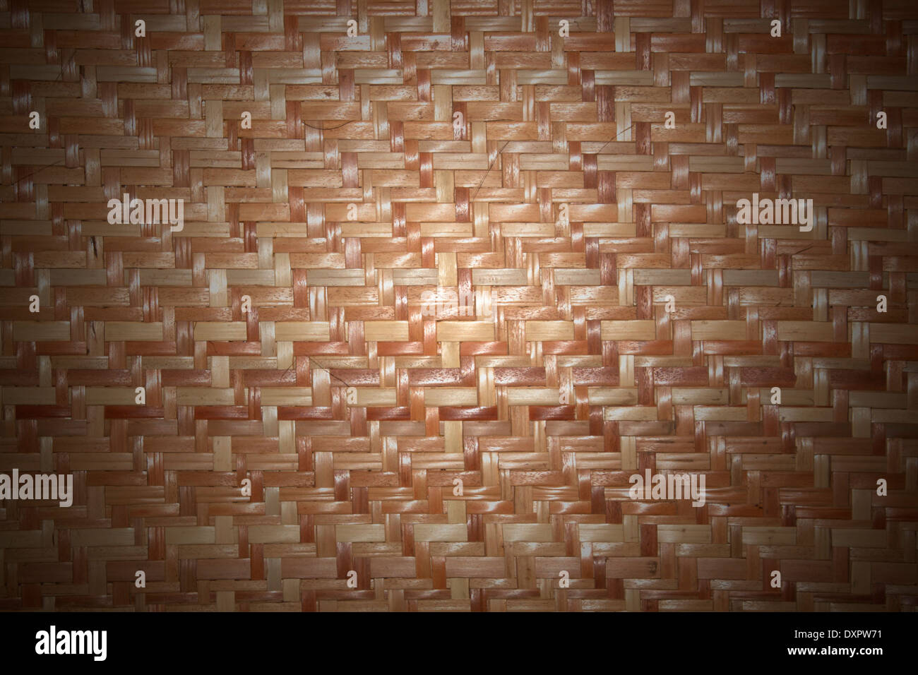 Woven rattan with natural patterns, vintage wall Stock Photo - Alamy